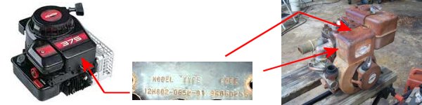 engine model type code help